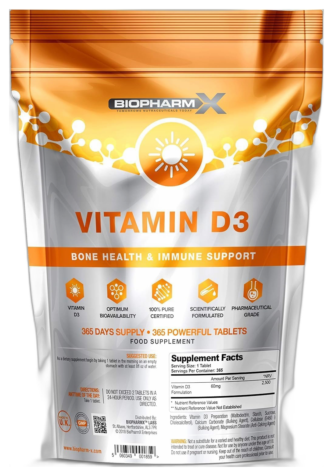 Vitamin D3 - BioPharm-X